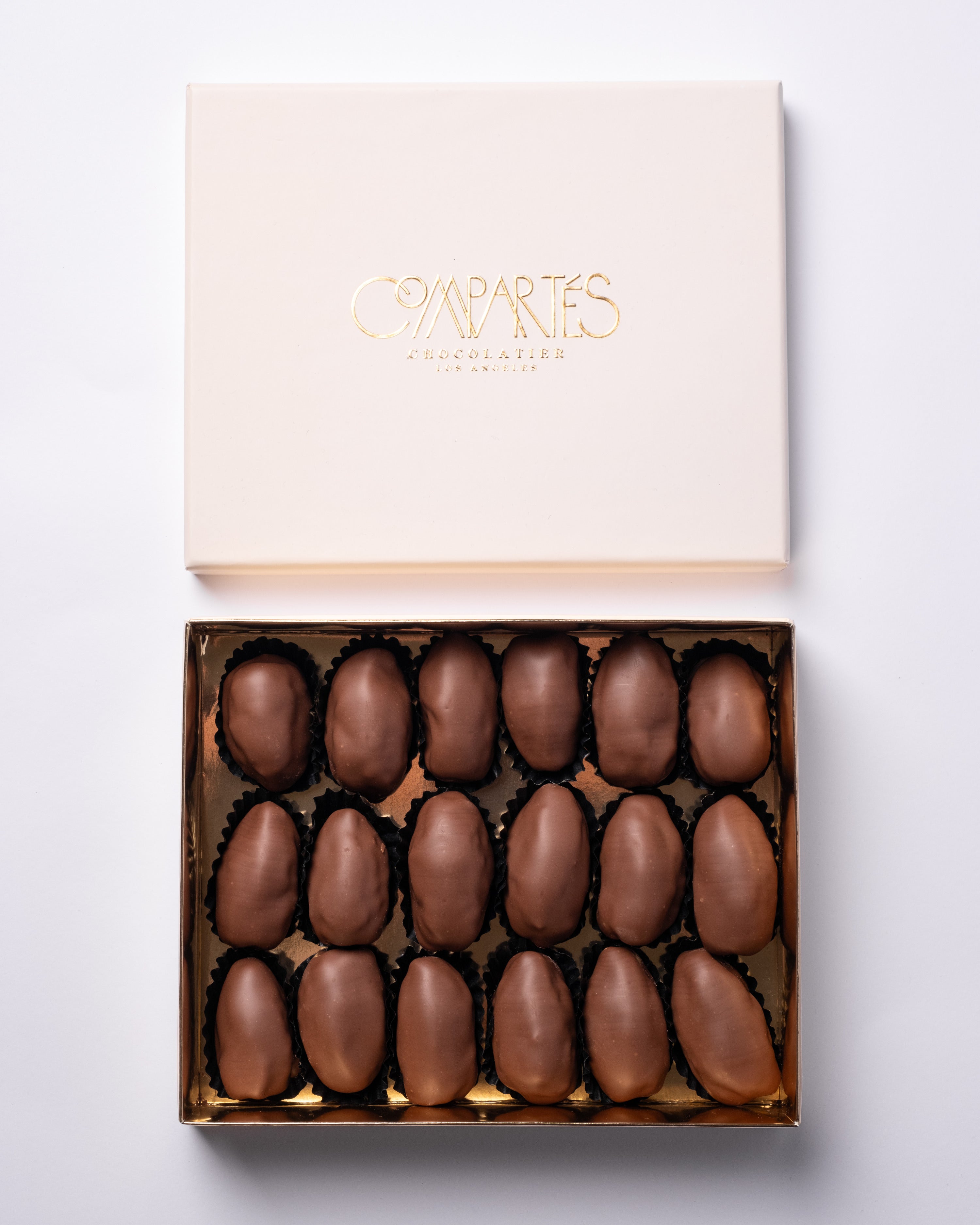 Chocolate Covered Dates - Luxury Classic Gift Box Milk (Cream & Gold)